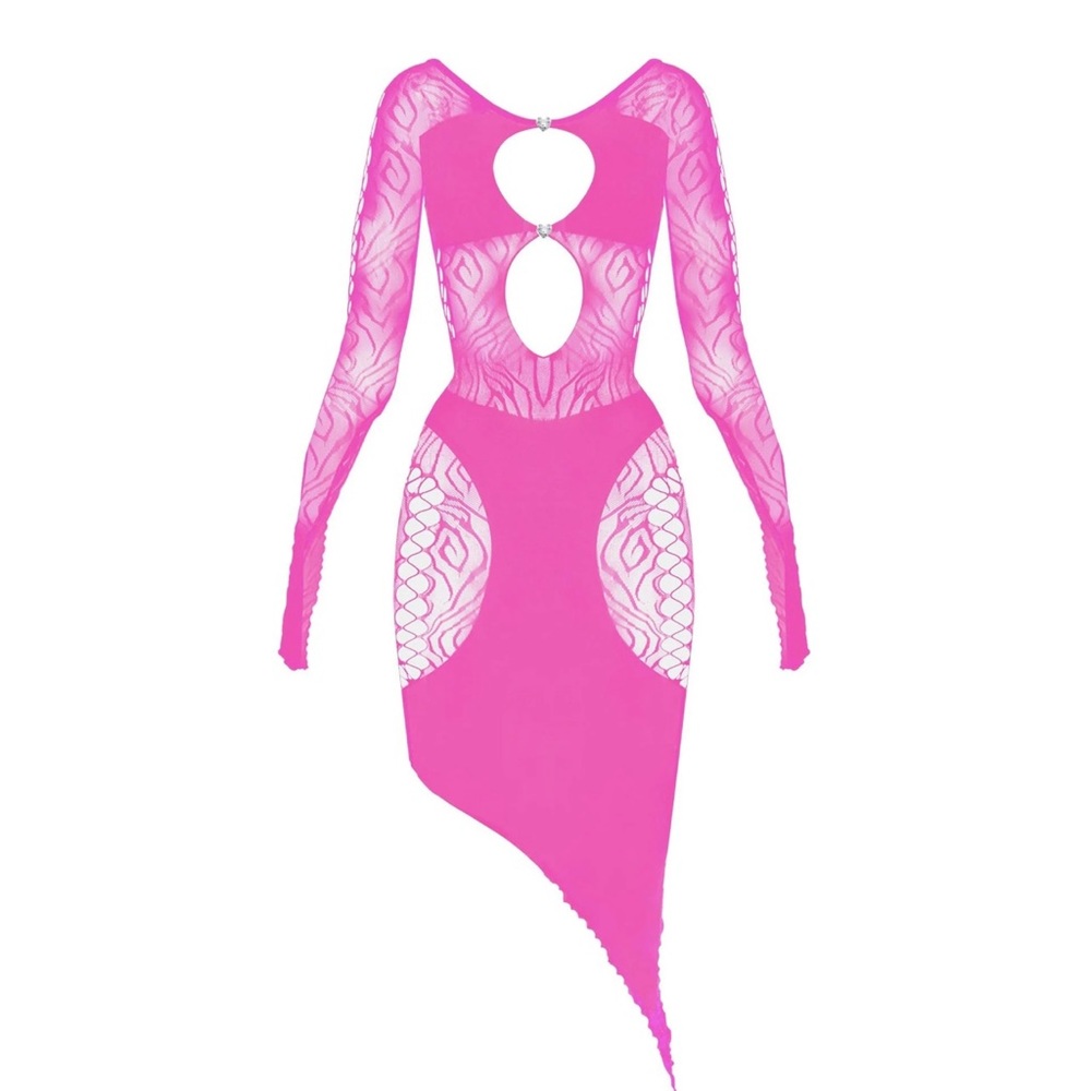 Pink Charlotte Poster Girl Dress Gem